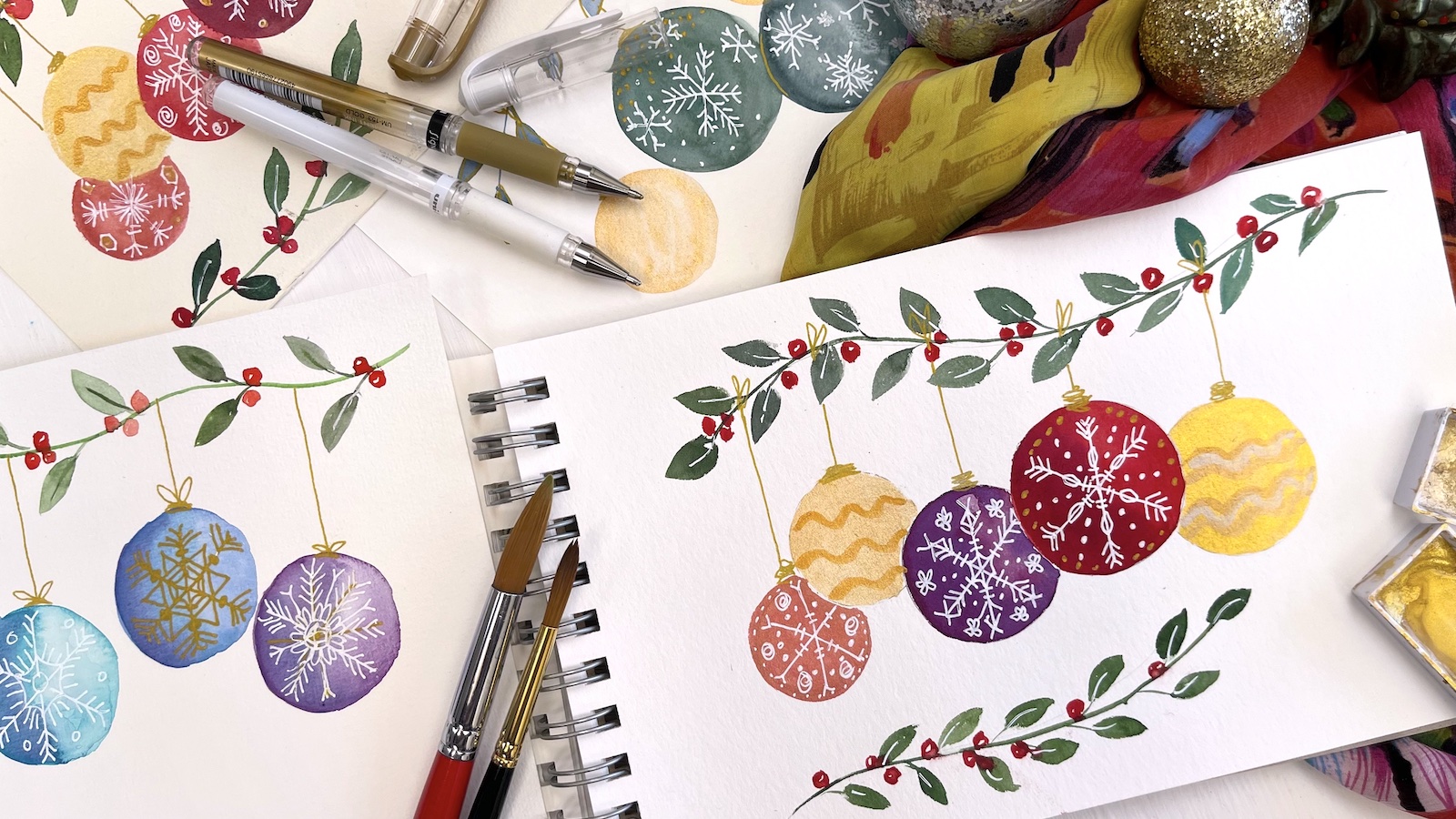 Two Quick and Easy Christmas Cards | Diane Antone Studio