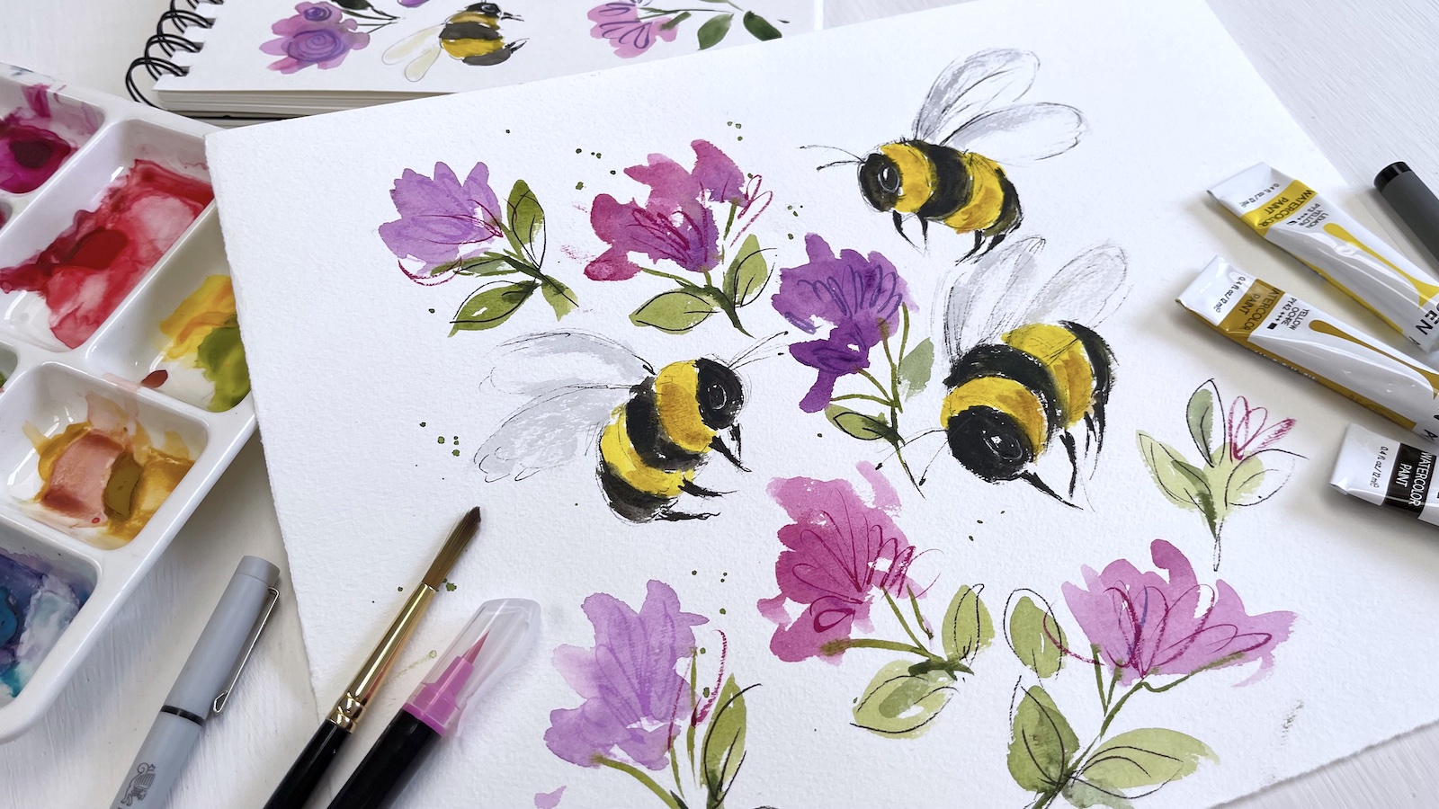 Easy-Peasy Bumble Bee-Zee | Diane Antone Studio