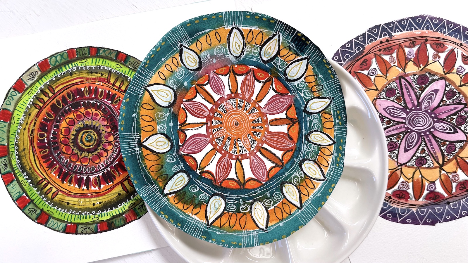 Modern Mandala Painting | Diane Antone Studio