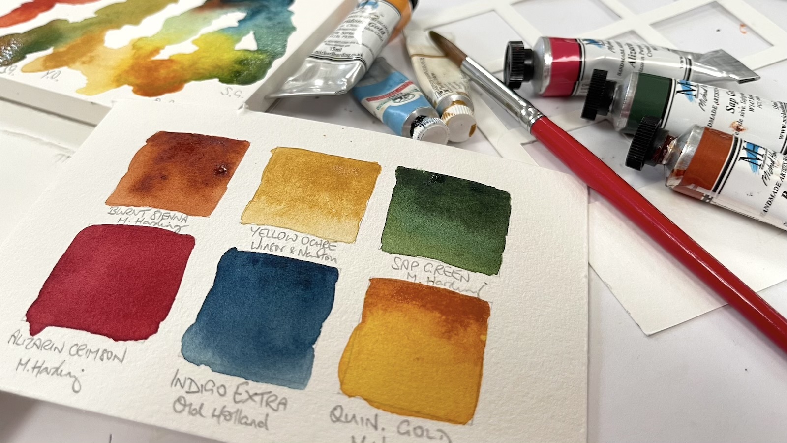 How to Choose and Mix the Perfect Fall Watercolor Palette